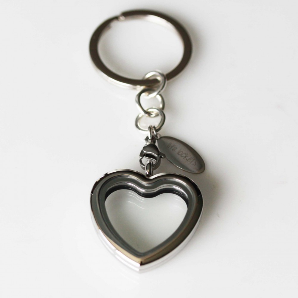 Heart Locket Key Ring