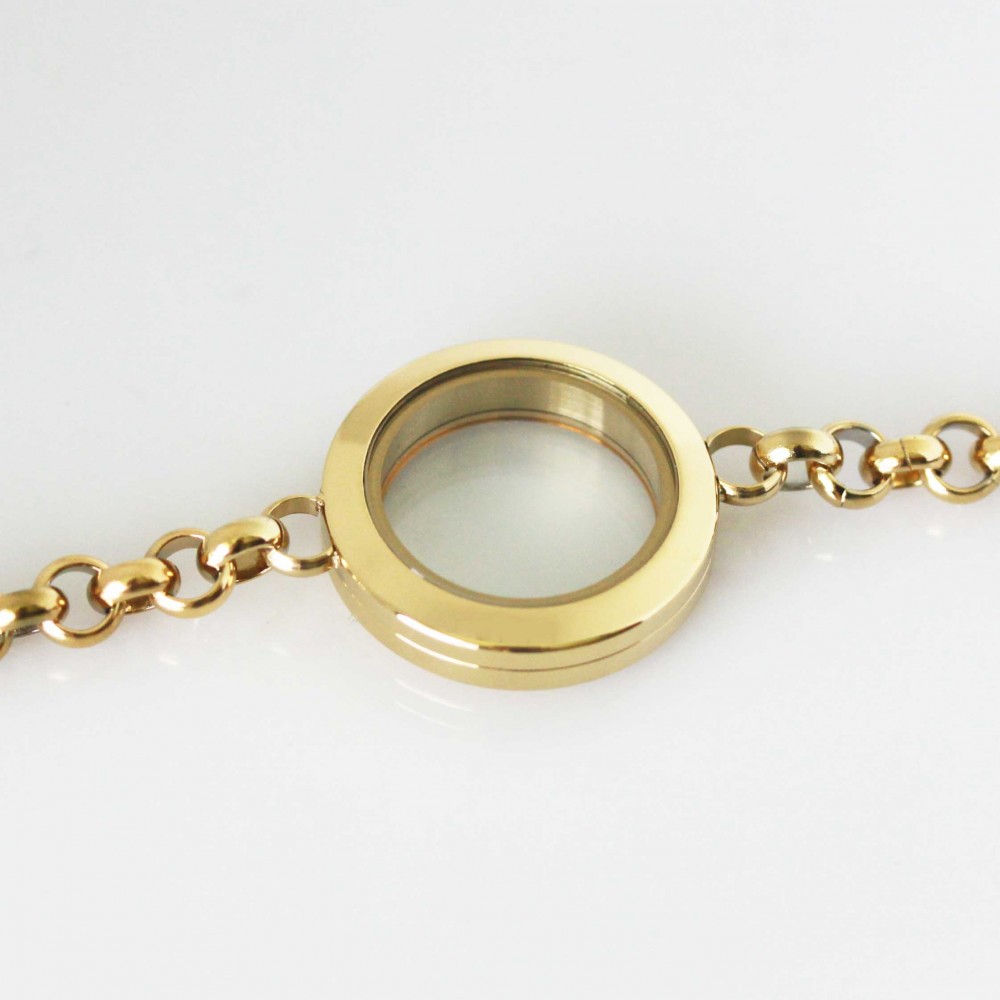 Locket Bracelet - Gold