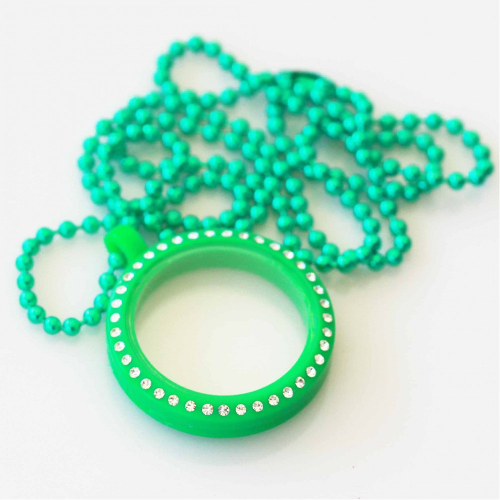 Kids Locket & Necklace Set - Green