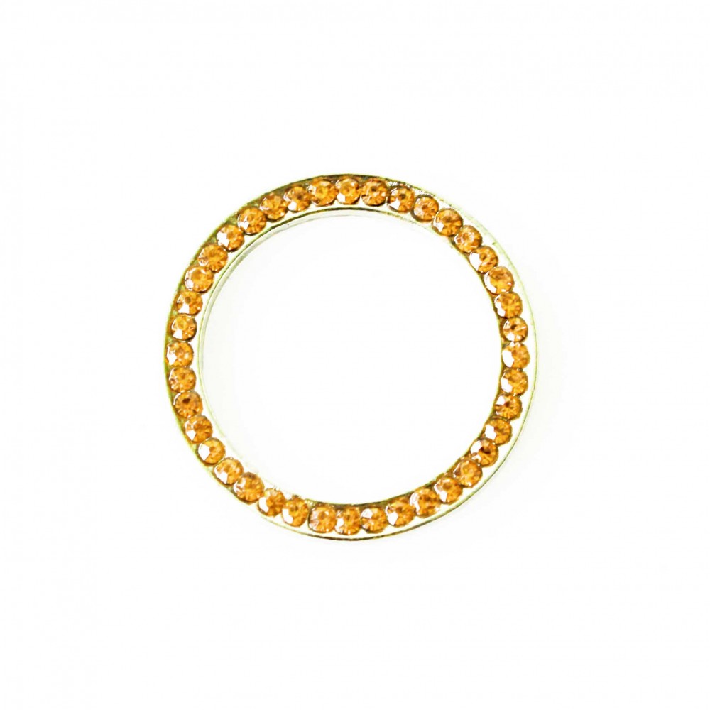 Orange Crystal Window Plate